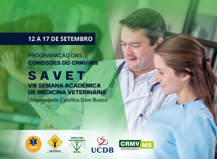 SAVET - VIII Semana acadêmica de medicina veterinária - CRMVMS